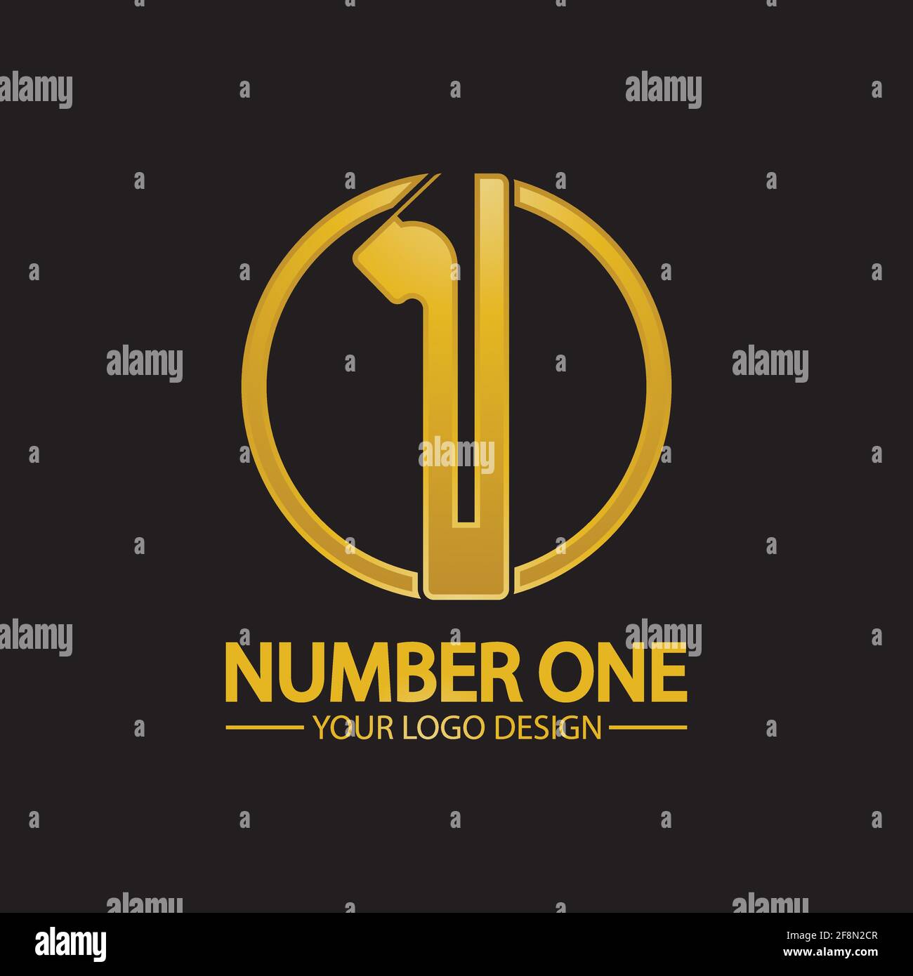 Number 1 logo vector icon design template Stock Vector Image & Art - Alamy