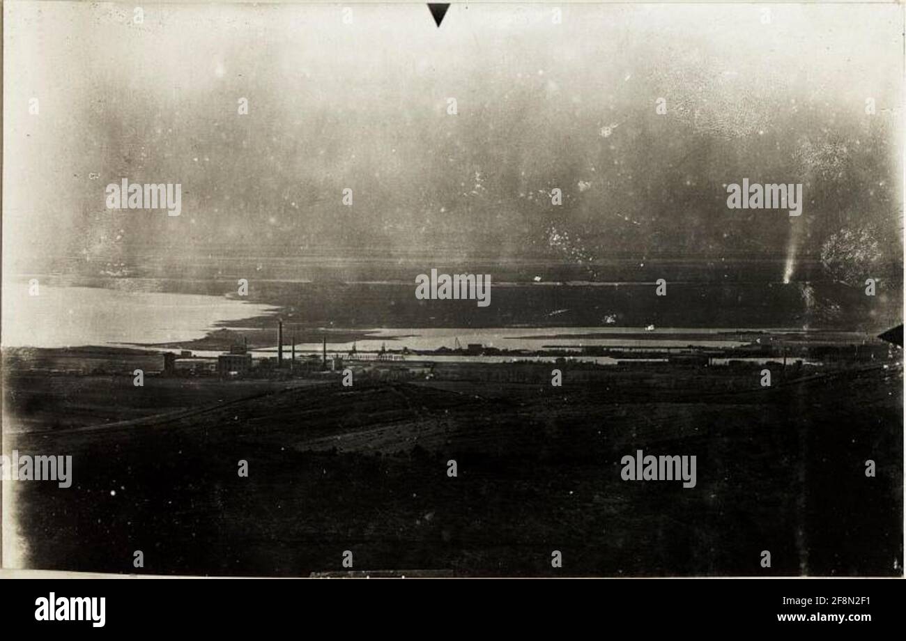 Panorama of Kote 235 north Jamiano, 15.10.1916 Stock Photo - Alamy