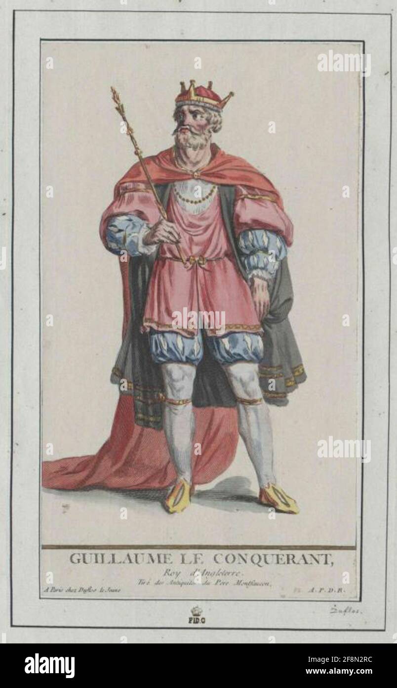 Wilhelm I, the Conqueror King of England Stock Photo - Alamy