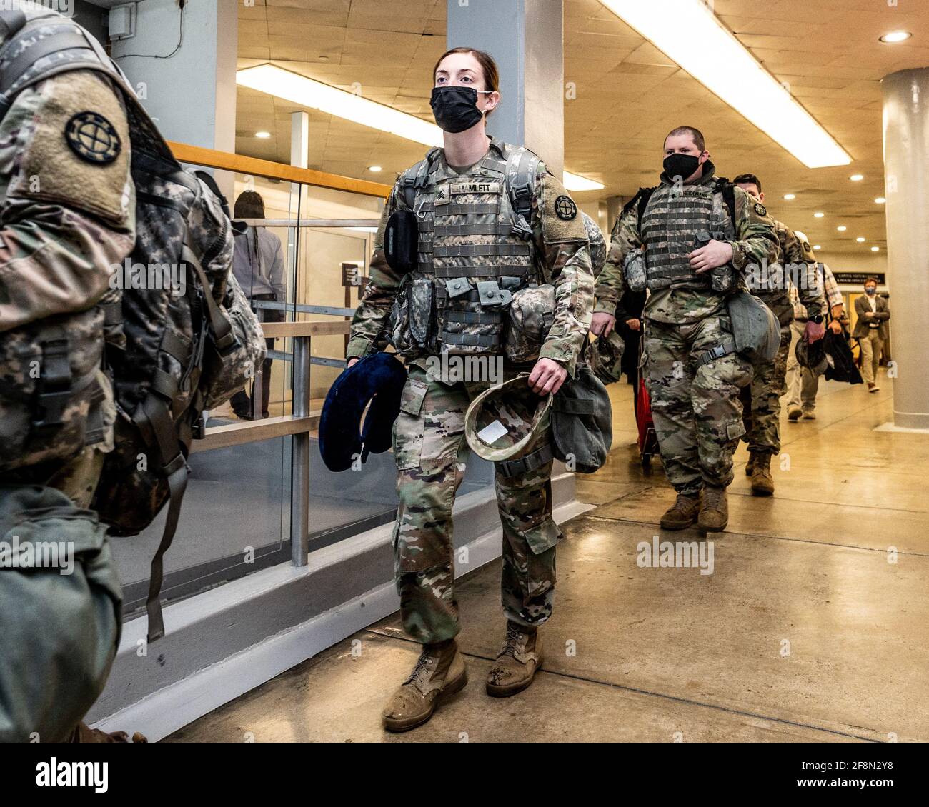 National guard subway hi-res stock photography and images - Alamy