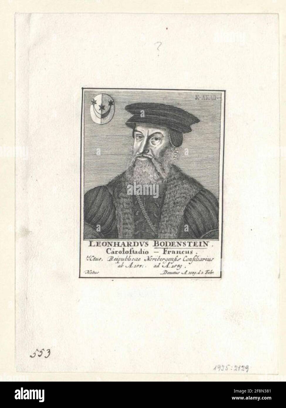 Bodenstein, Leonhard Stock Photo - Alamy