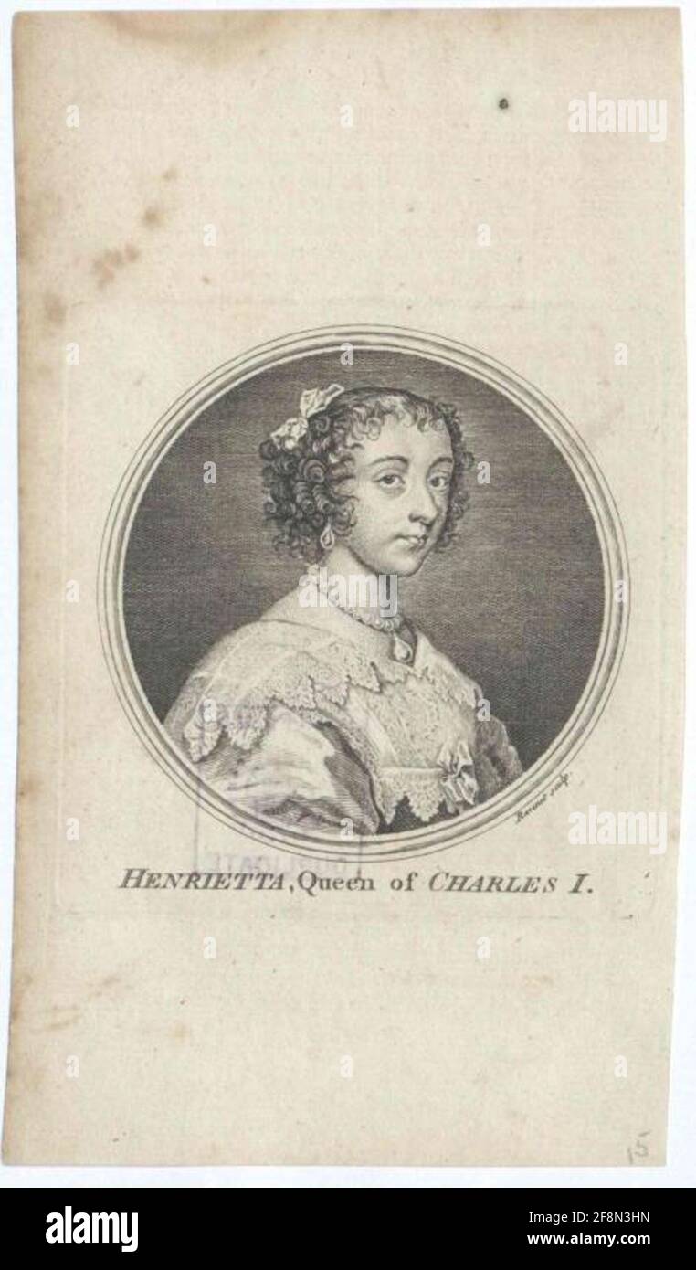 Henriette Maria, Princess of France Stock Photo - Alamy