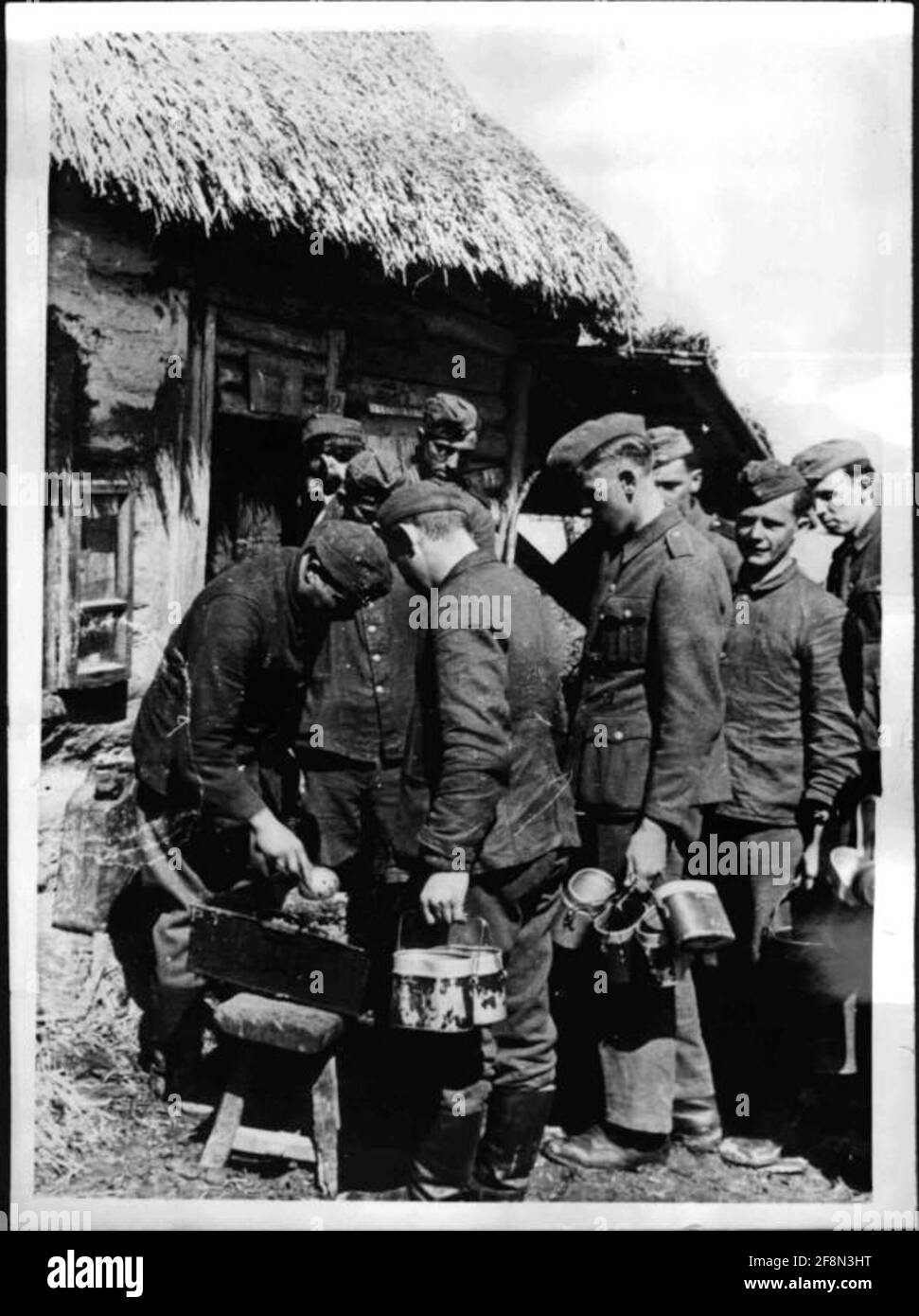 Field kitchen operations Black and White Stock Photos & Images - Alamy