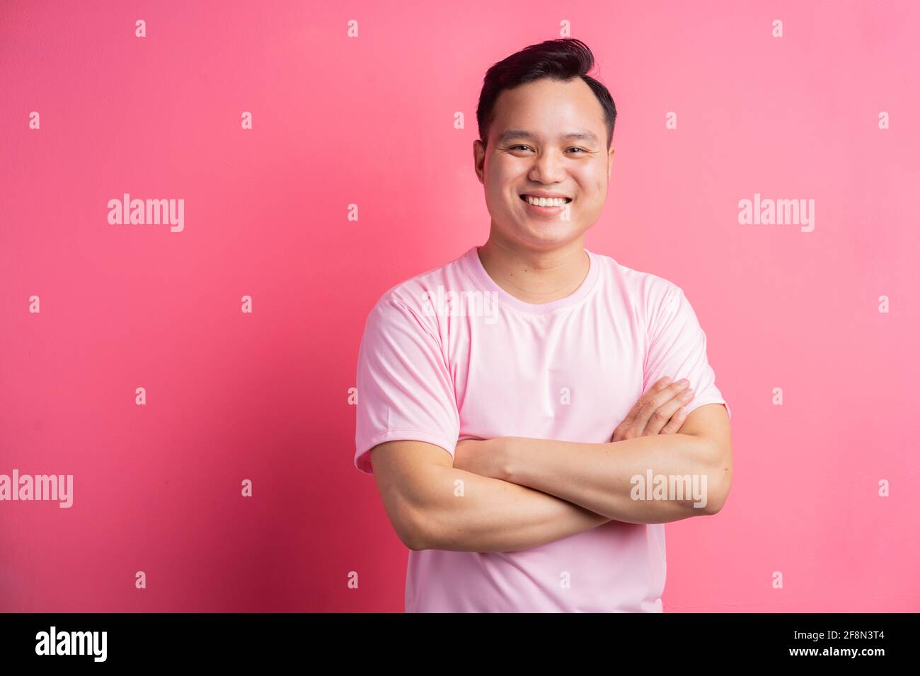 Thoughtful man folded arms hi-res stock photography and images - Alamy