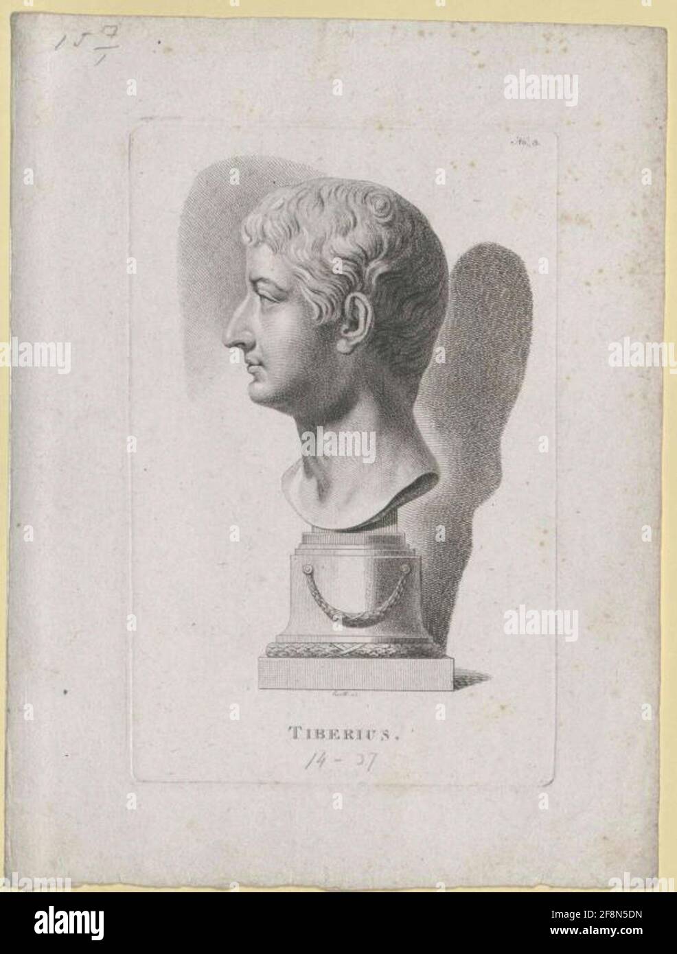 Tiberius, Roman Emperor Stock Photo - Alamy