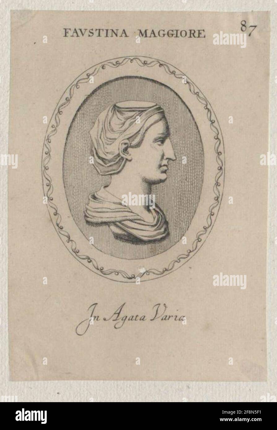 Faustina The Elder, Roman Empress Stock Photo - Alamy