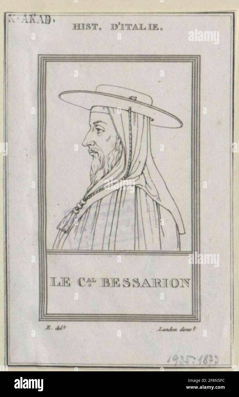 Bessarion, Johannes Stock Photo - Alamy