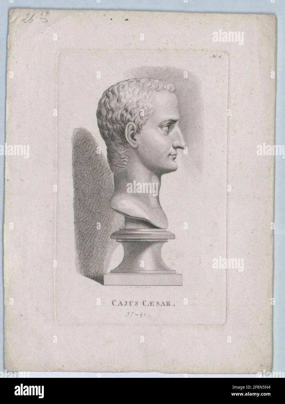 Caligula, Roman emperor Stock Photo - Alamy