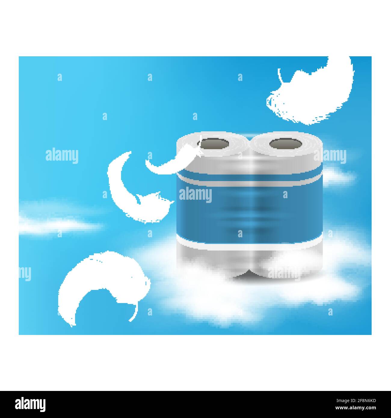 Paper Towels Creative Promotional Banner Vector Stock Vector Image ...