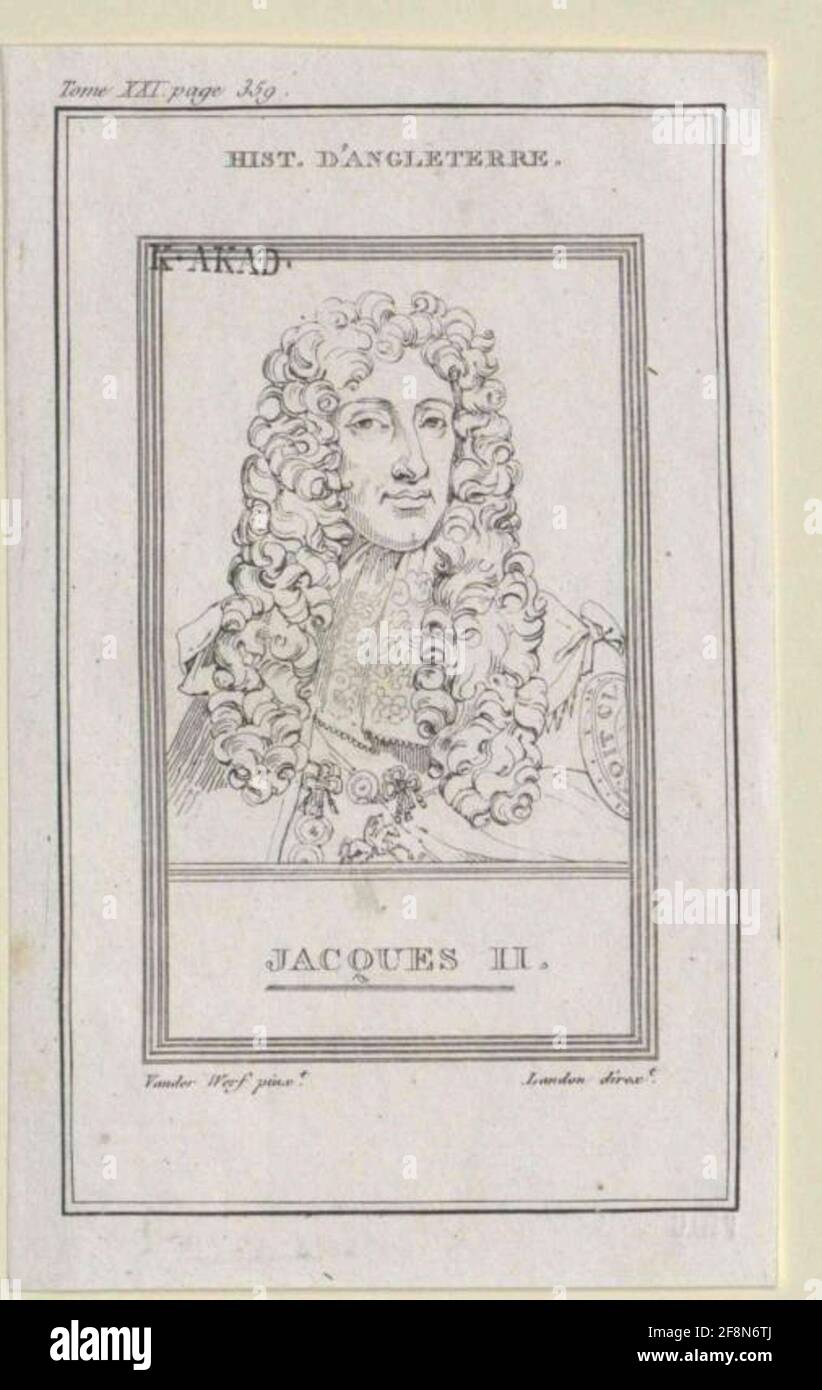Jacob II. King of England Stock Photo - Alamy