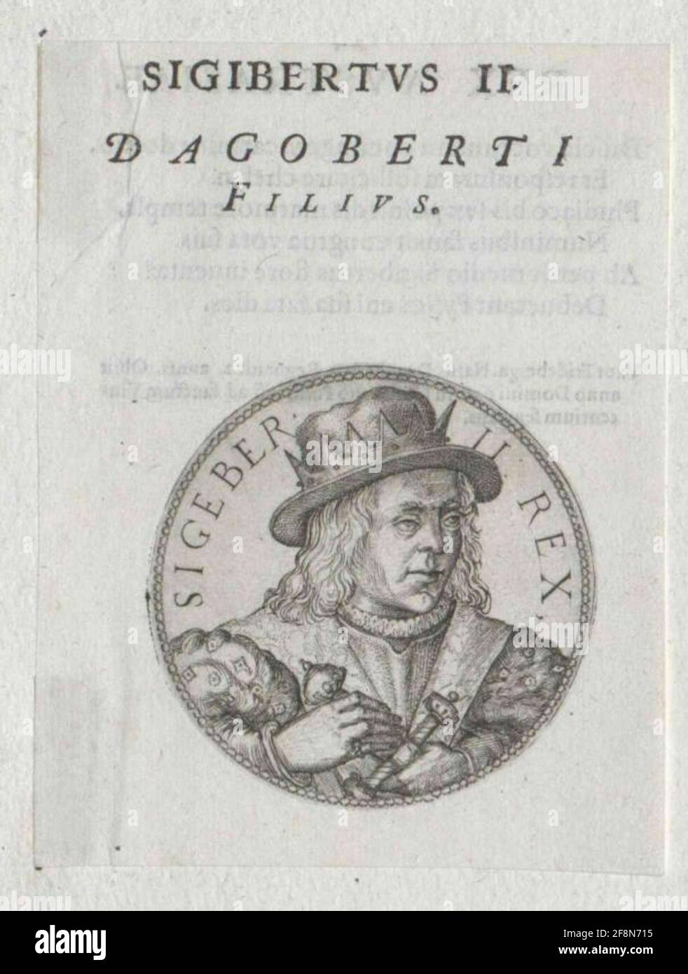 Sigibert II, King of Franconia Stock Photo - Alamy