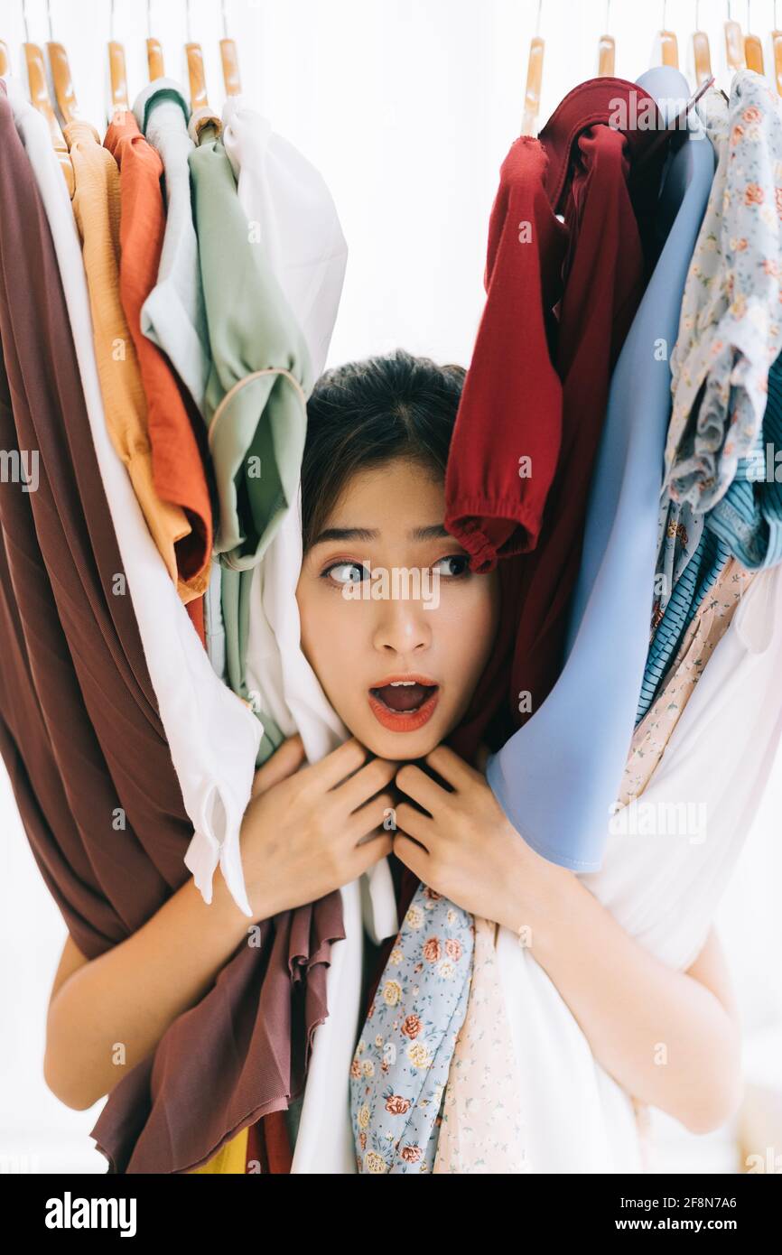 Beautiful business woman stuck in hi-res stock photography and images ...