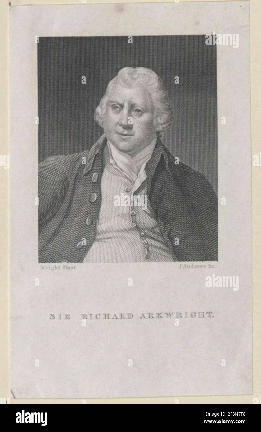 Arkwright water frame hi-res stock photography and images - Alamy