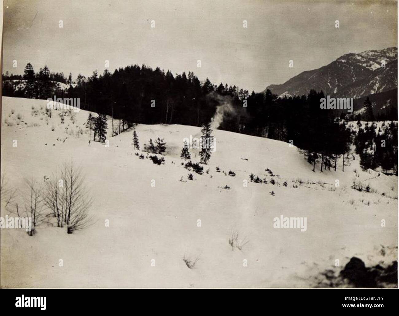 Explosion of a fire mine Stock Photo - Alamy