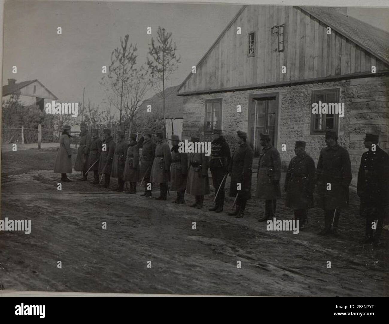 Archduke Karl in conversation with officers of the 10th corpskommandos ...