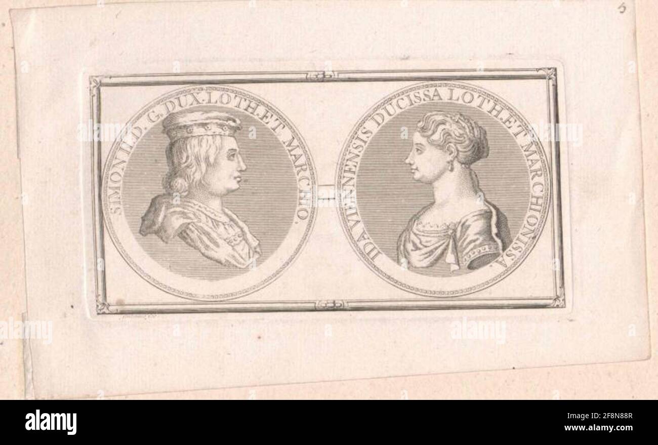 Simon II, Duke of Lorraine Stock Photo - Alamy