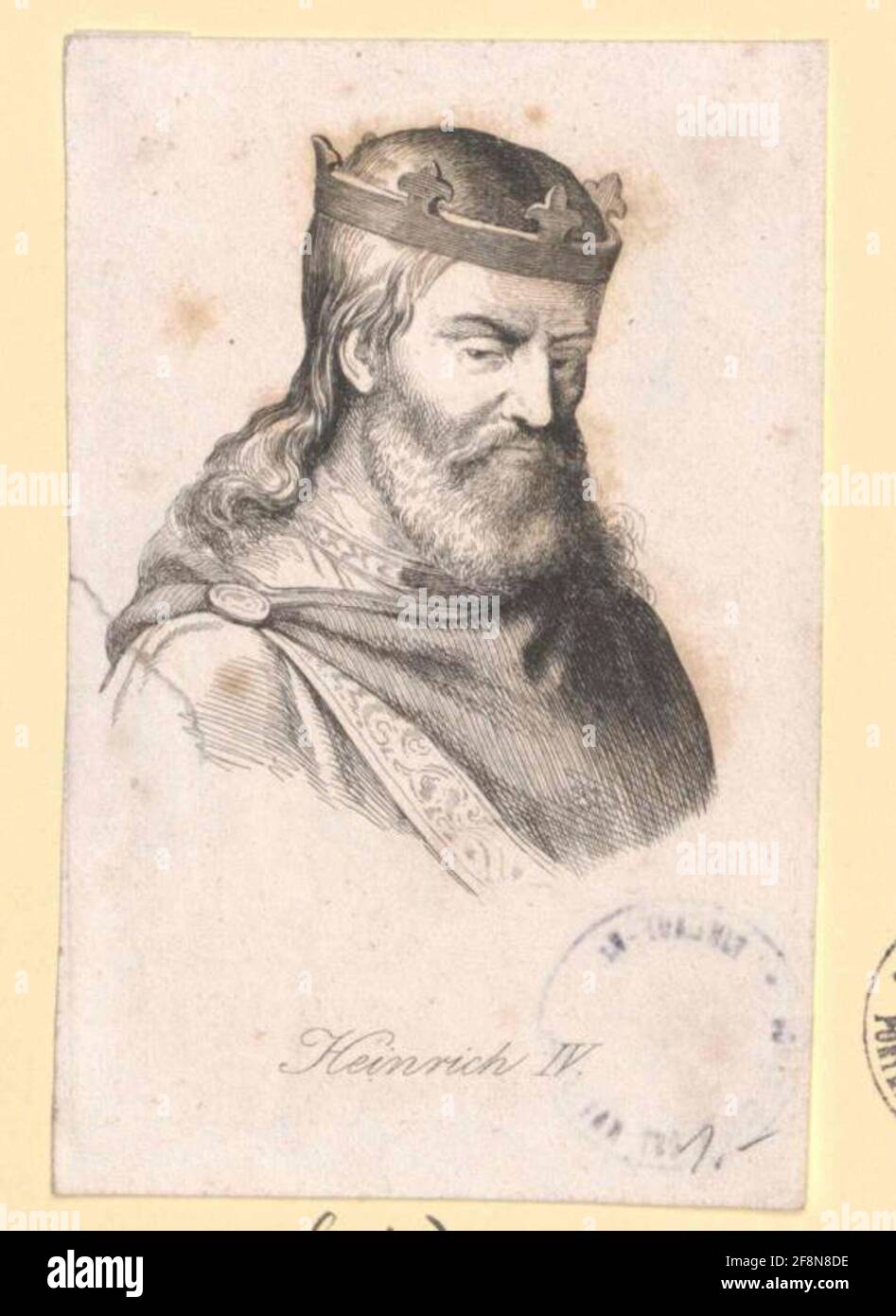 Heinrich IV., Roman-German Emperor Stock Photo - Alamy