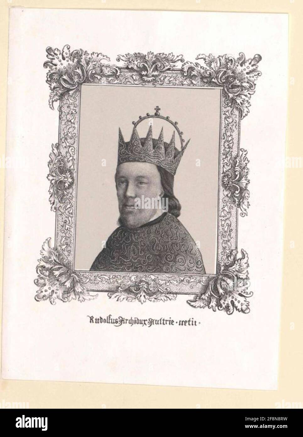 Rudolf IV. The Stifter, Duke of Austria Stock Photo - Alamy