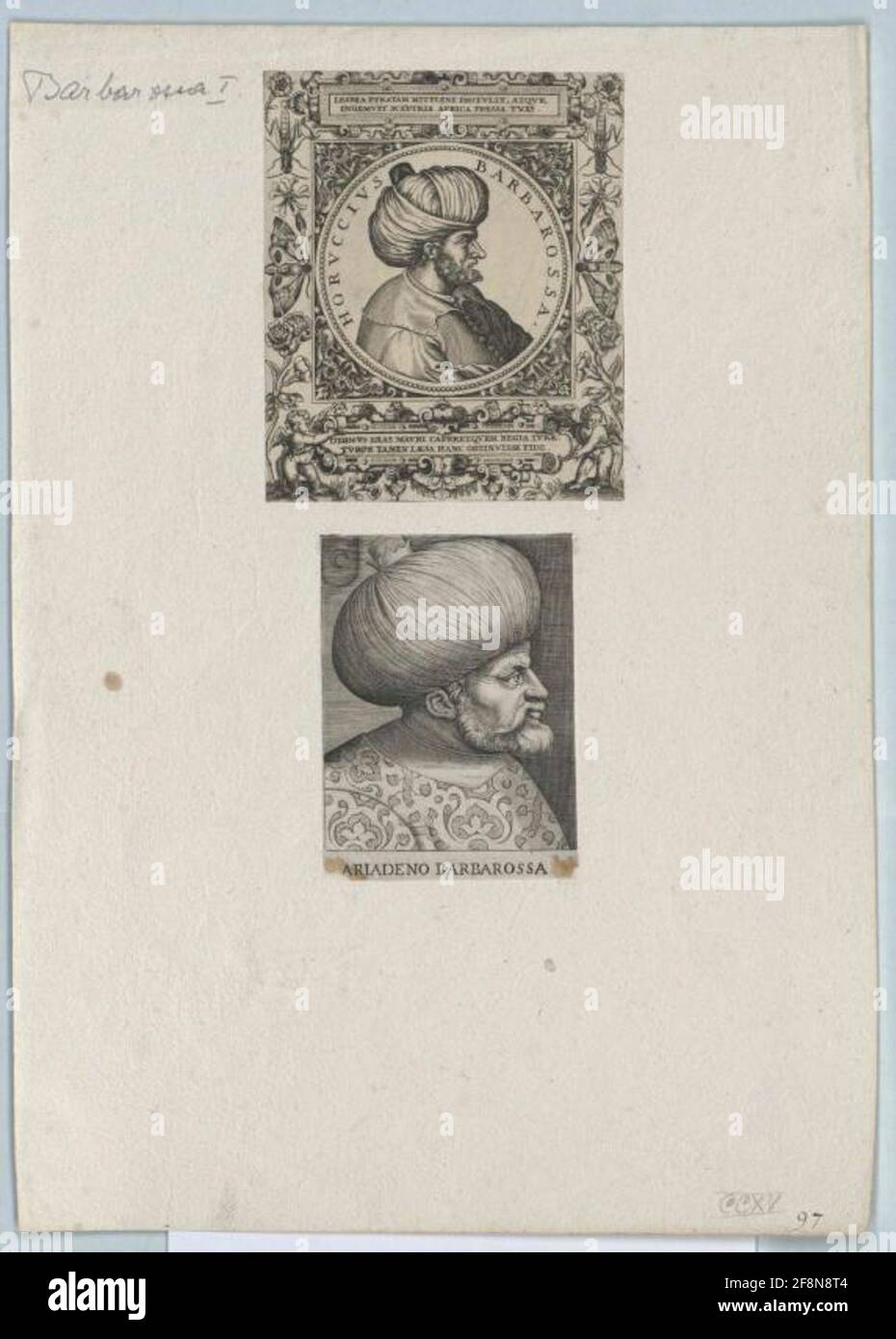 Chaireddin Barbarossa, Ottoman ruler in Algiers Stock Photo - Alamy