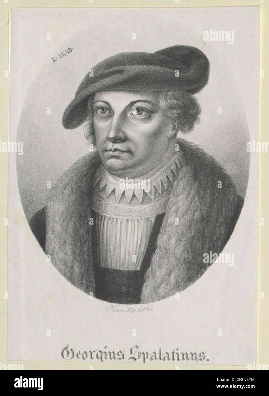 Spalatin, Georg Stock Photo - Alamy