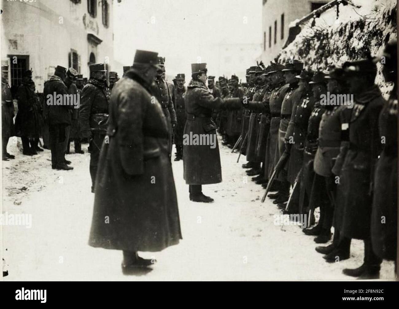 Emperor Charles I, visit Panchaia: Report of officers commander Stock ...