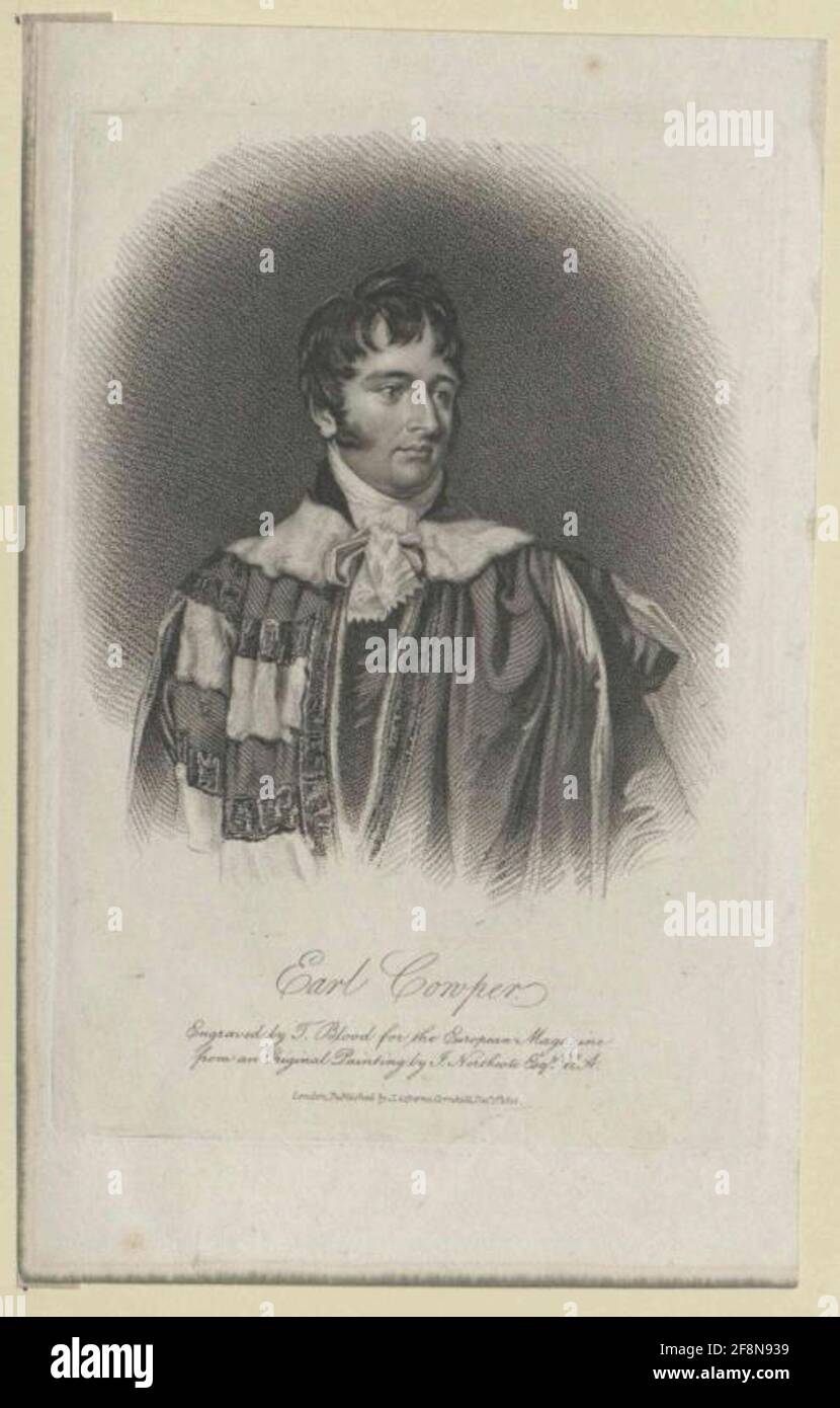 Cowper, Peter Leopold Louis Francis Earl Stock Photo - Alamy