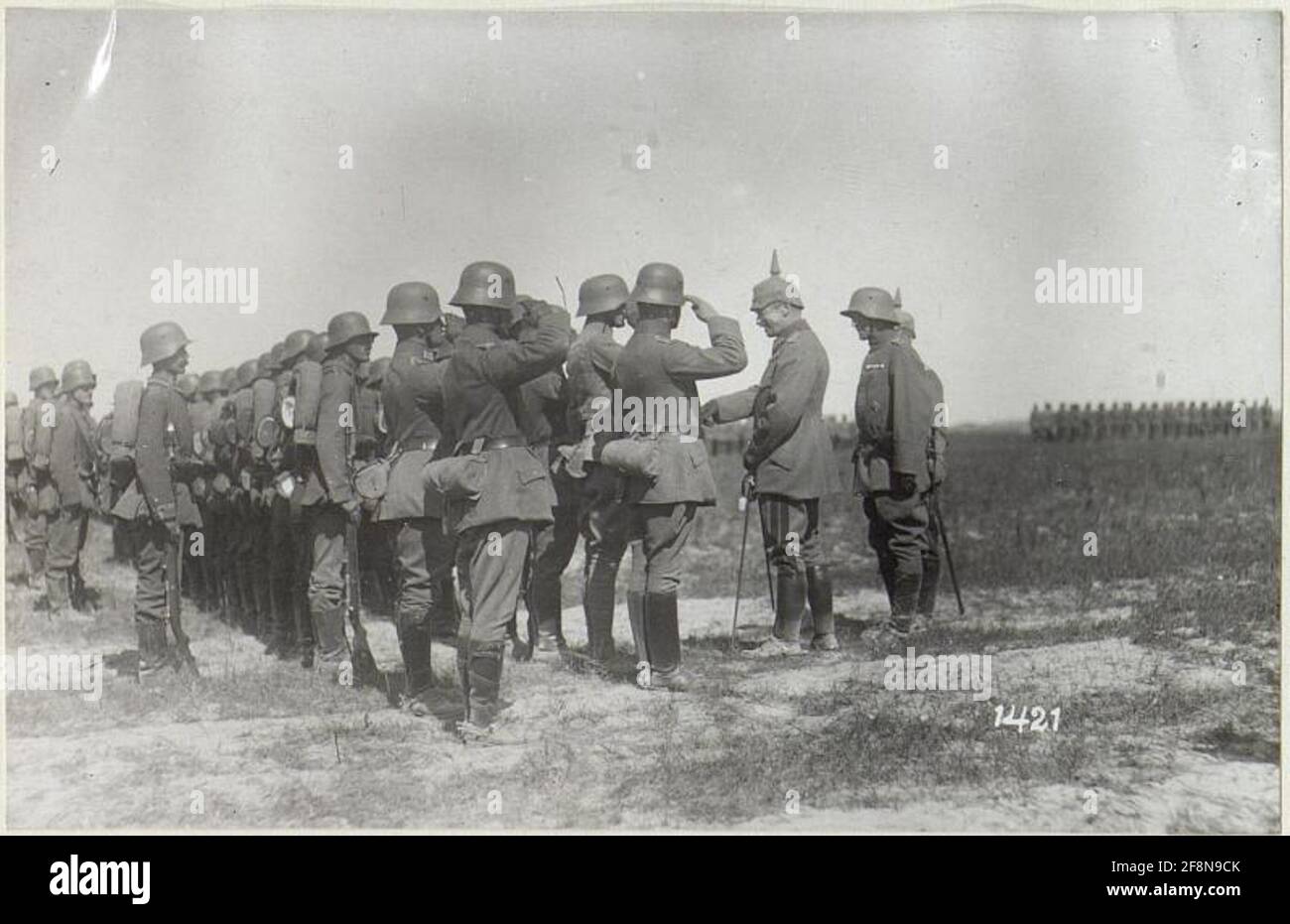 Front visits high commanding officers and the monarchs on the Russian ...