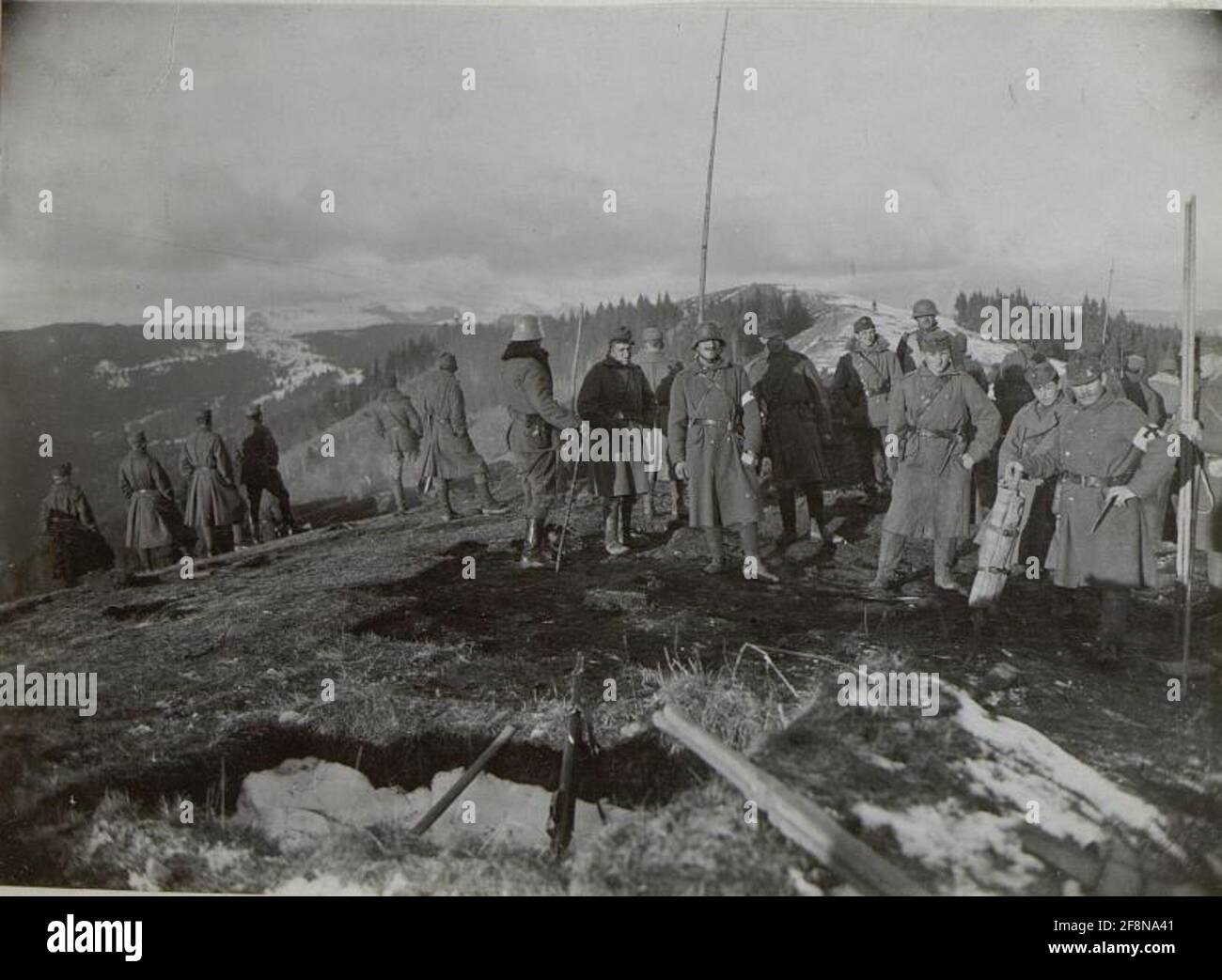 Machine gun stand Stock Photo - Alamy