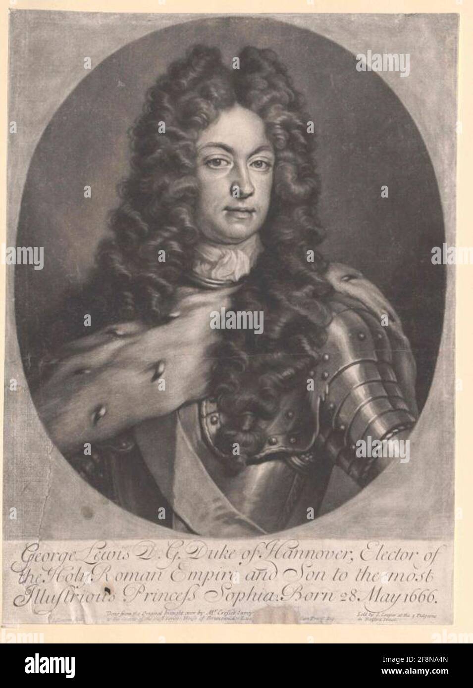 Georg I, King of England Stock Photo - Alamy