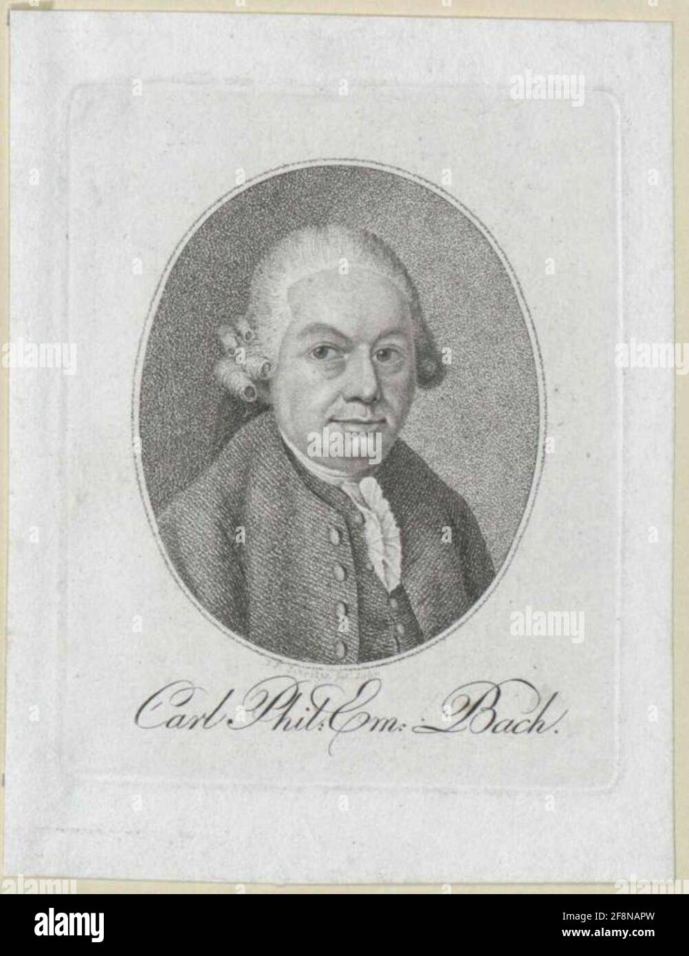 Bach, Karl Philipp Emanuel Stock Photo - Alamy