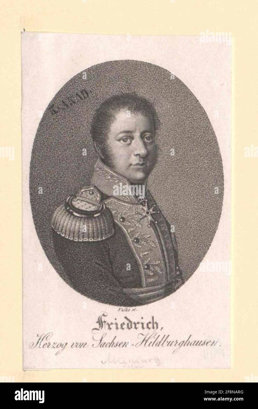 Friedrich, Duke of Saxony-Altenburg Stock Photo - Alamy