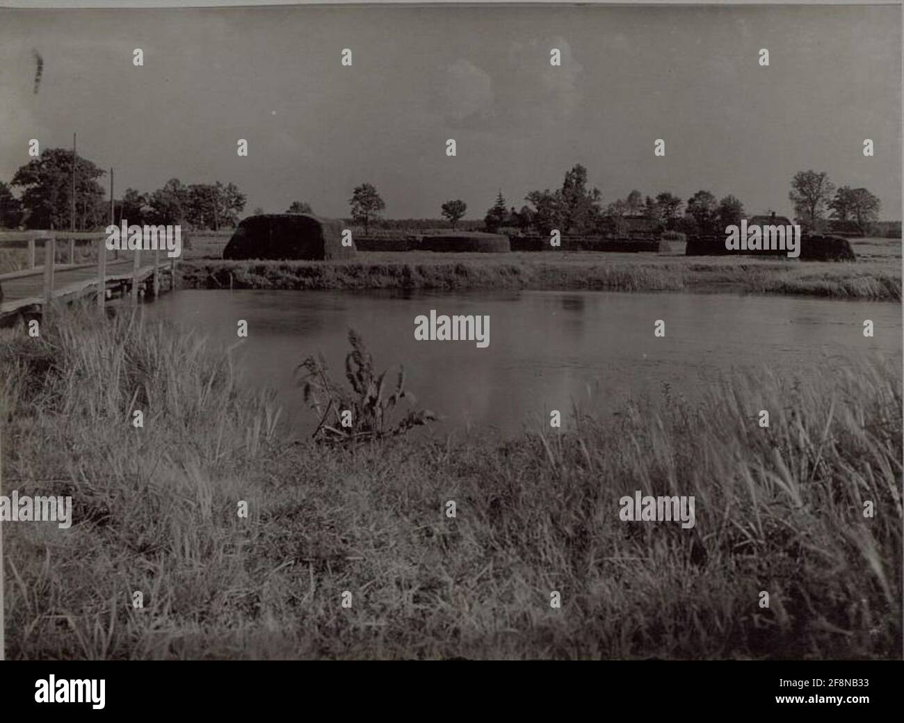 Prepared bridge head position at the Styr Stock Photo - Alamy