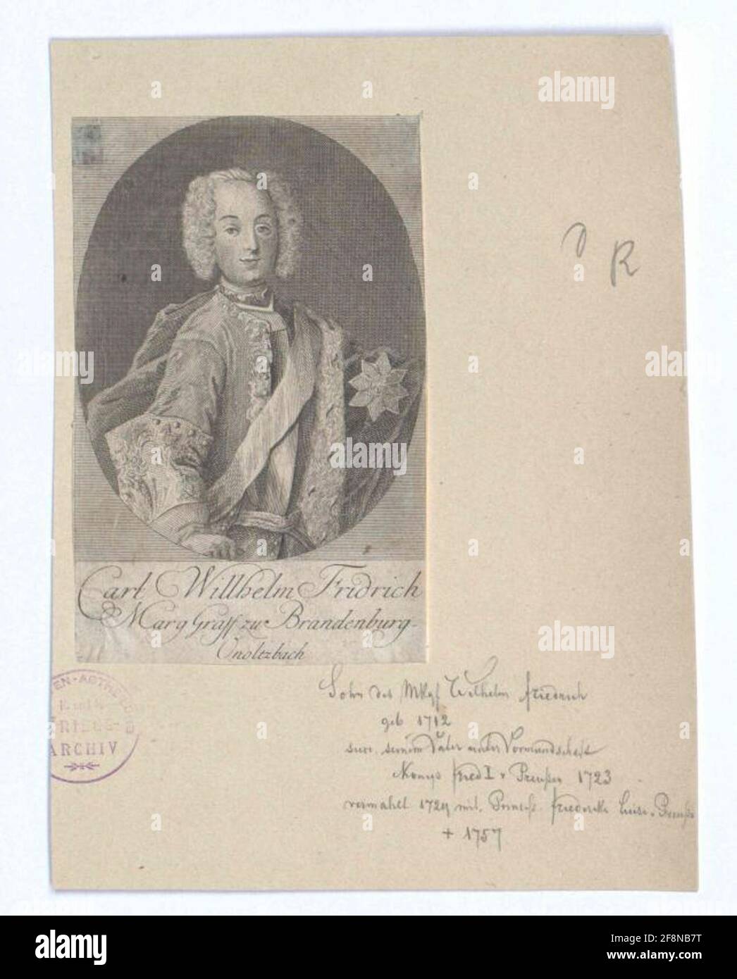 Markgraf karl wilhelm hi-res stock photography and images - Alamy