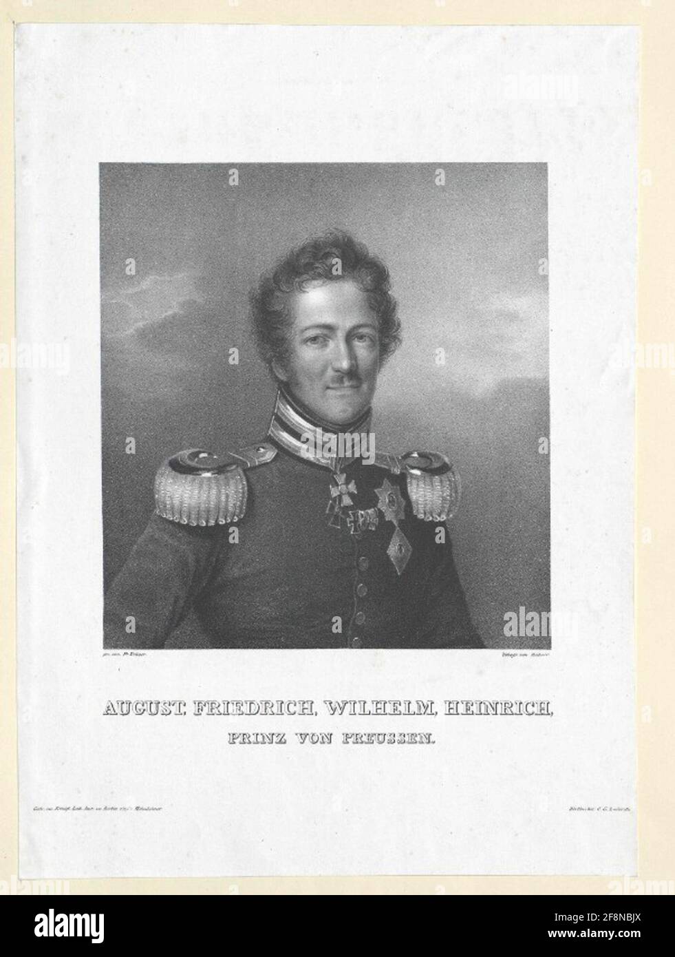 August, Prince of Prussia Stock Photo - Alamy