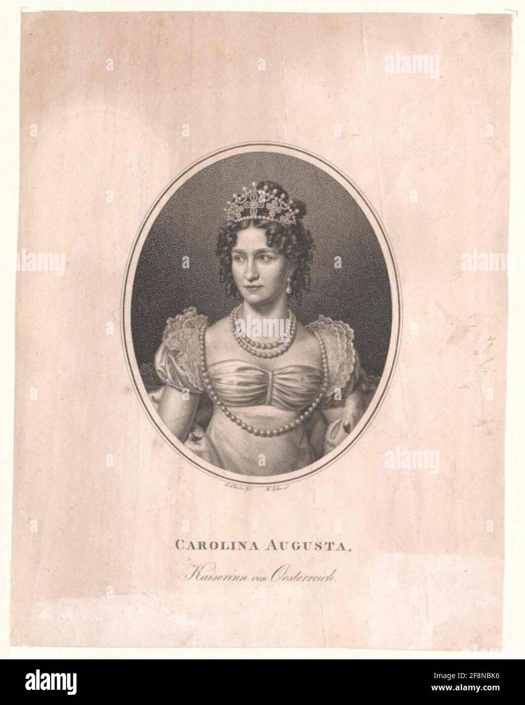 Karoline, Princess of Bavaria (1792-1873 Stock Photo - Alamy