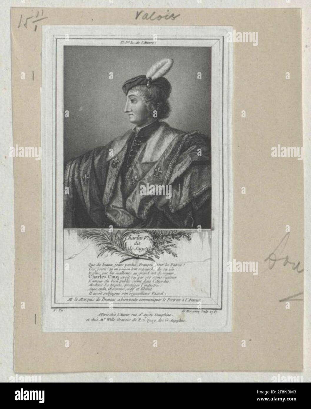 Karl V., King of France Eraser: Marcenay de Ghuy, Antoine Deverleger ...