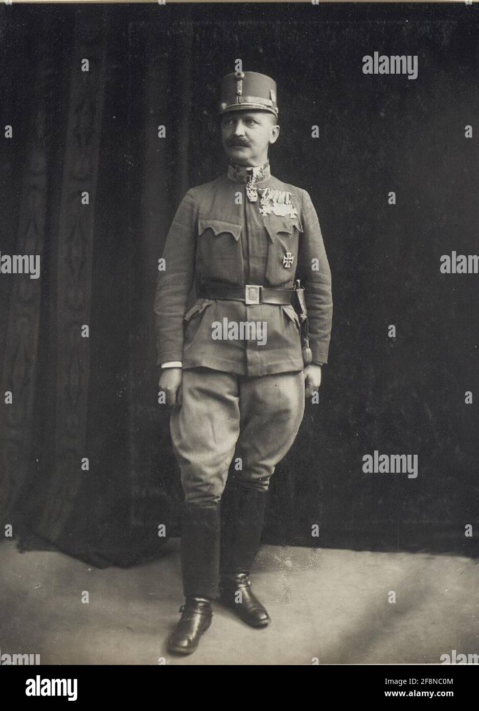 Generals of K.U.K. Army at the Russian war showplatz Stock Photo - Alamy