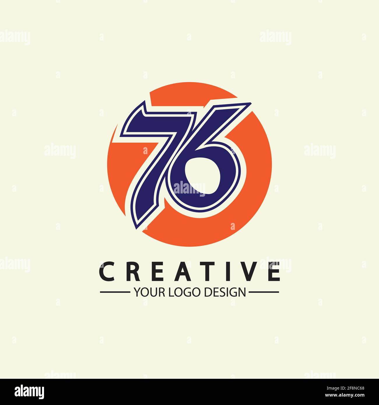 logo design number 76 image vector illustration Stock Vector Image ...
