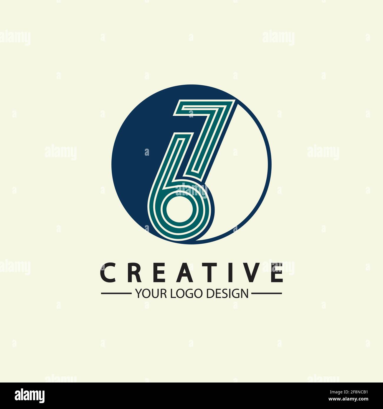 logo design number 76 image vector illustration Stock Vector Image ...