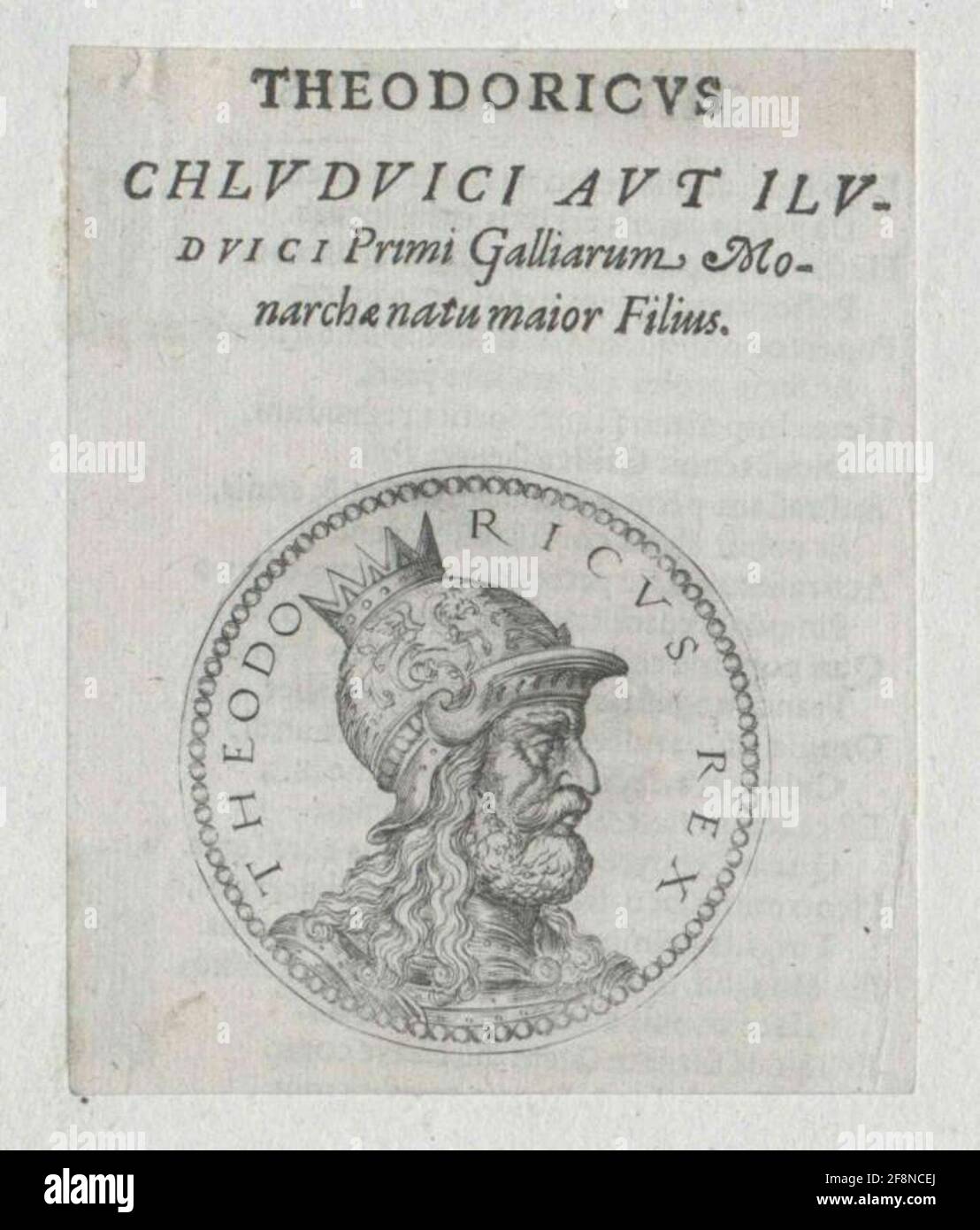 Theoderich I, King of Franconia Stock Photo - Alamy