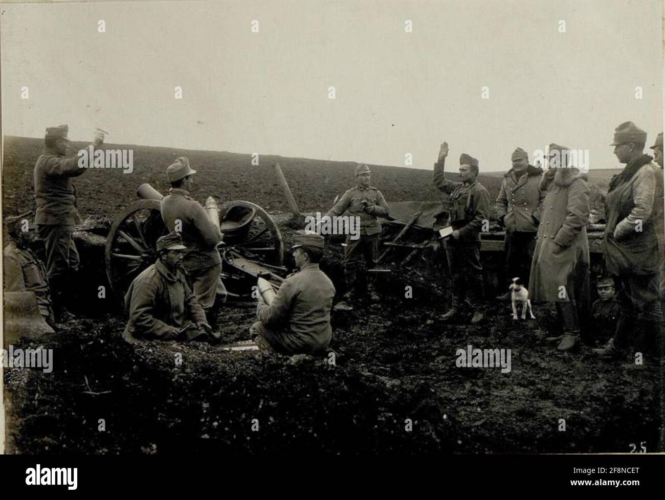 Gun in firing at the Tryma Stock Photo - Alamy