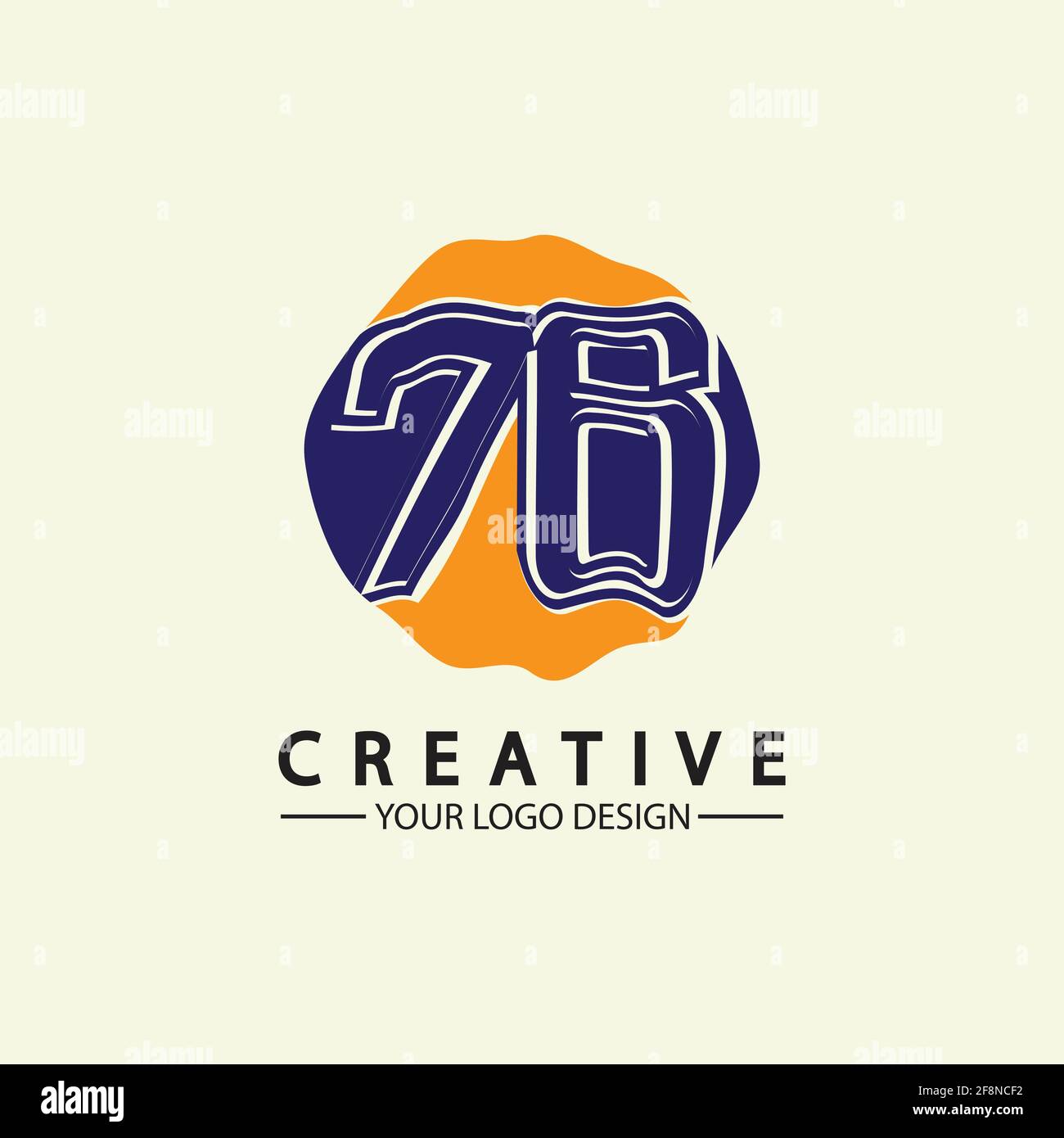 logo design number 76 image vector illustration Stock Vector Image ...