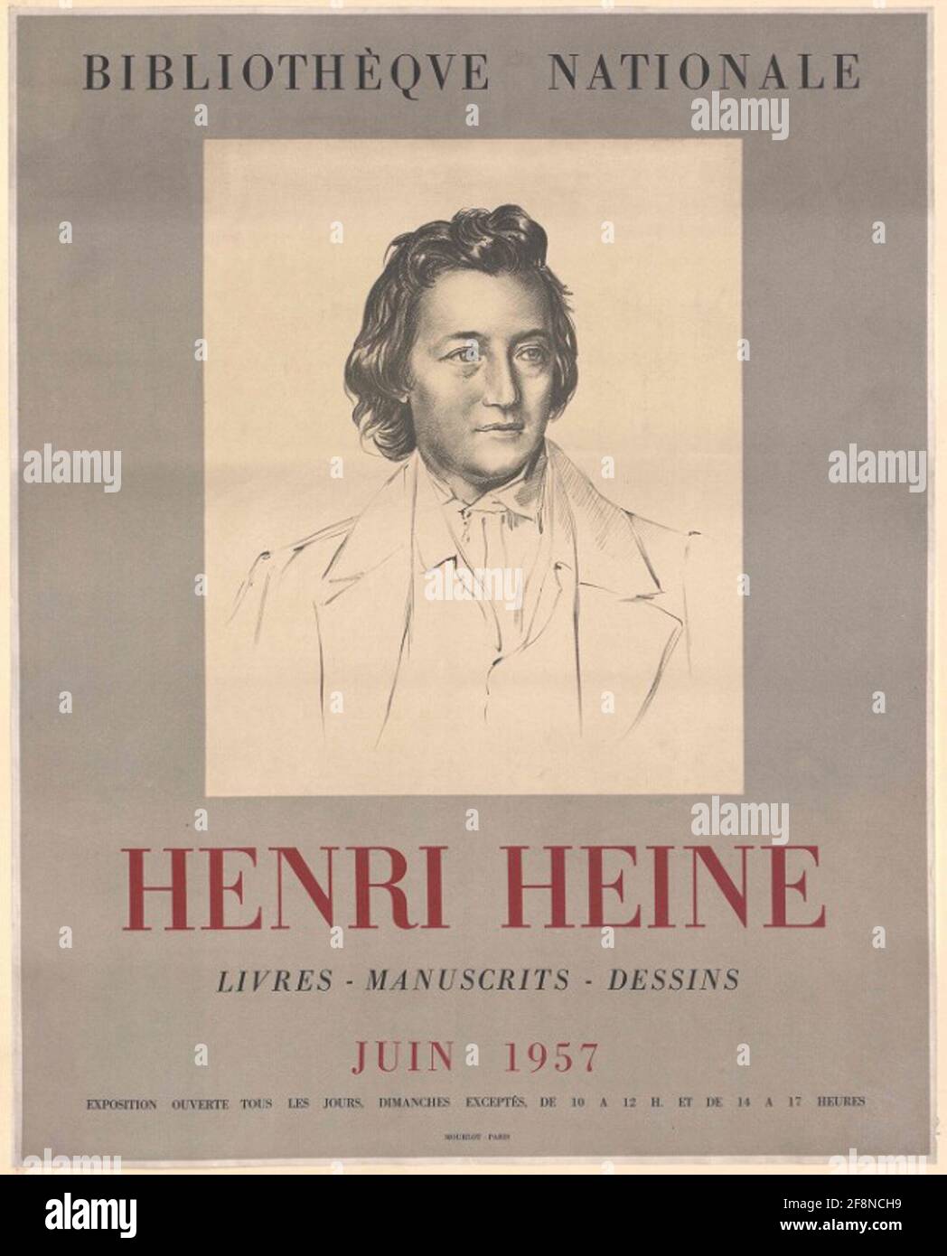 Heinrich heine german poet writer hi-res stock photography and images ...