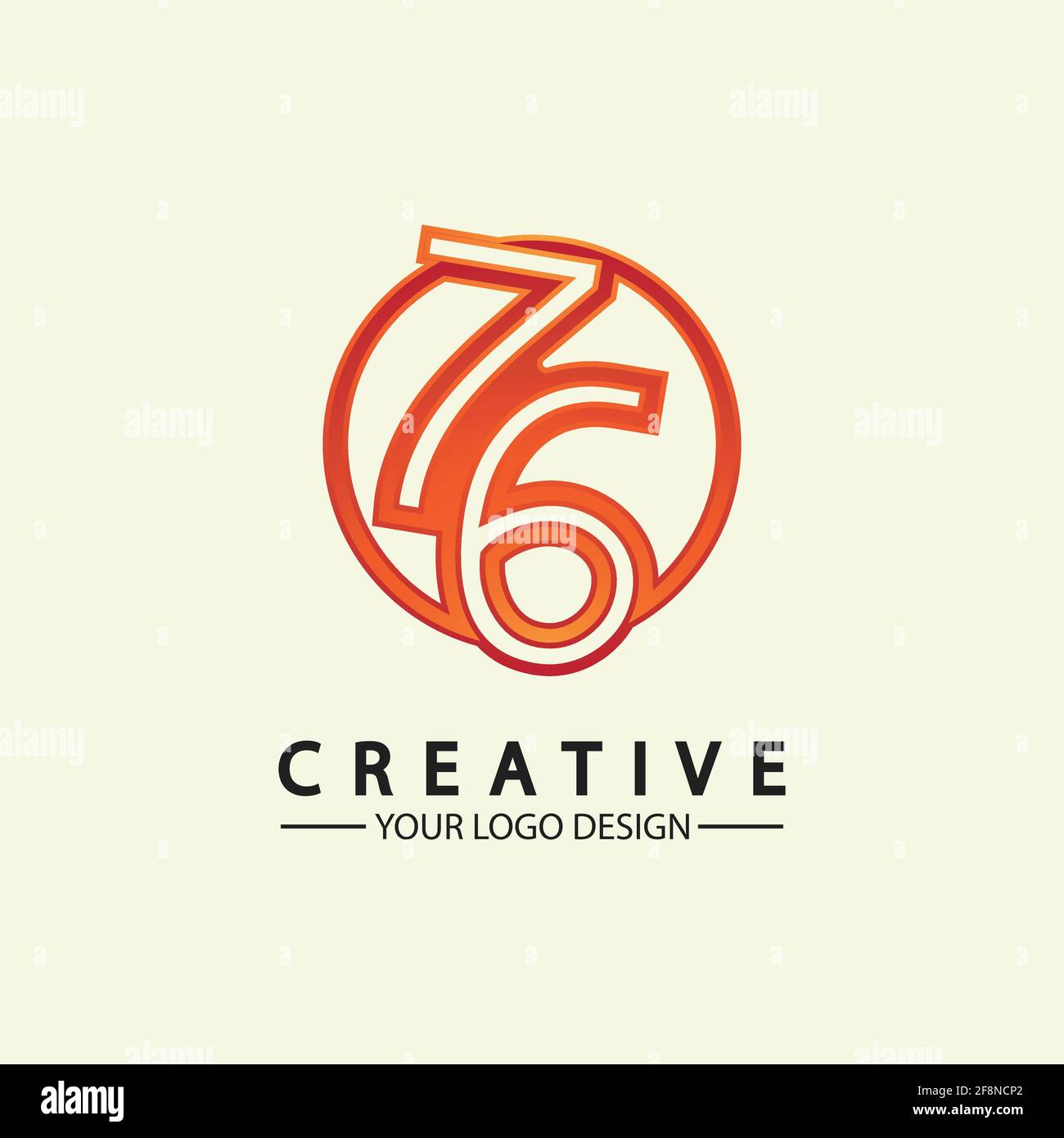 Number seventy six Stock Vector Images - Alamy