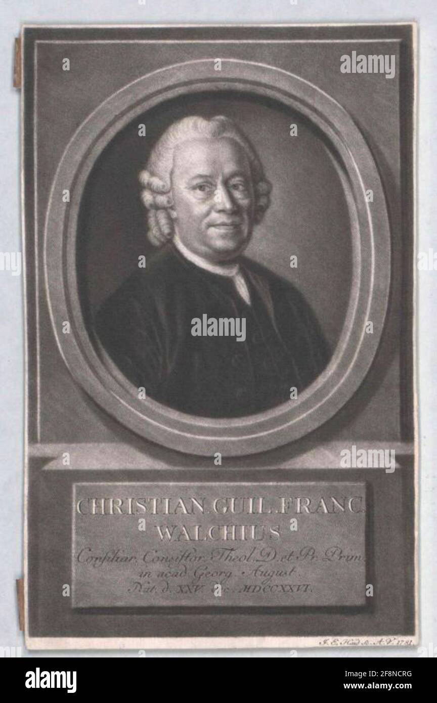 Walch, Christian Wilhelm Franz Stock Photo - Alamy