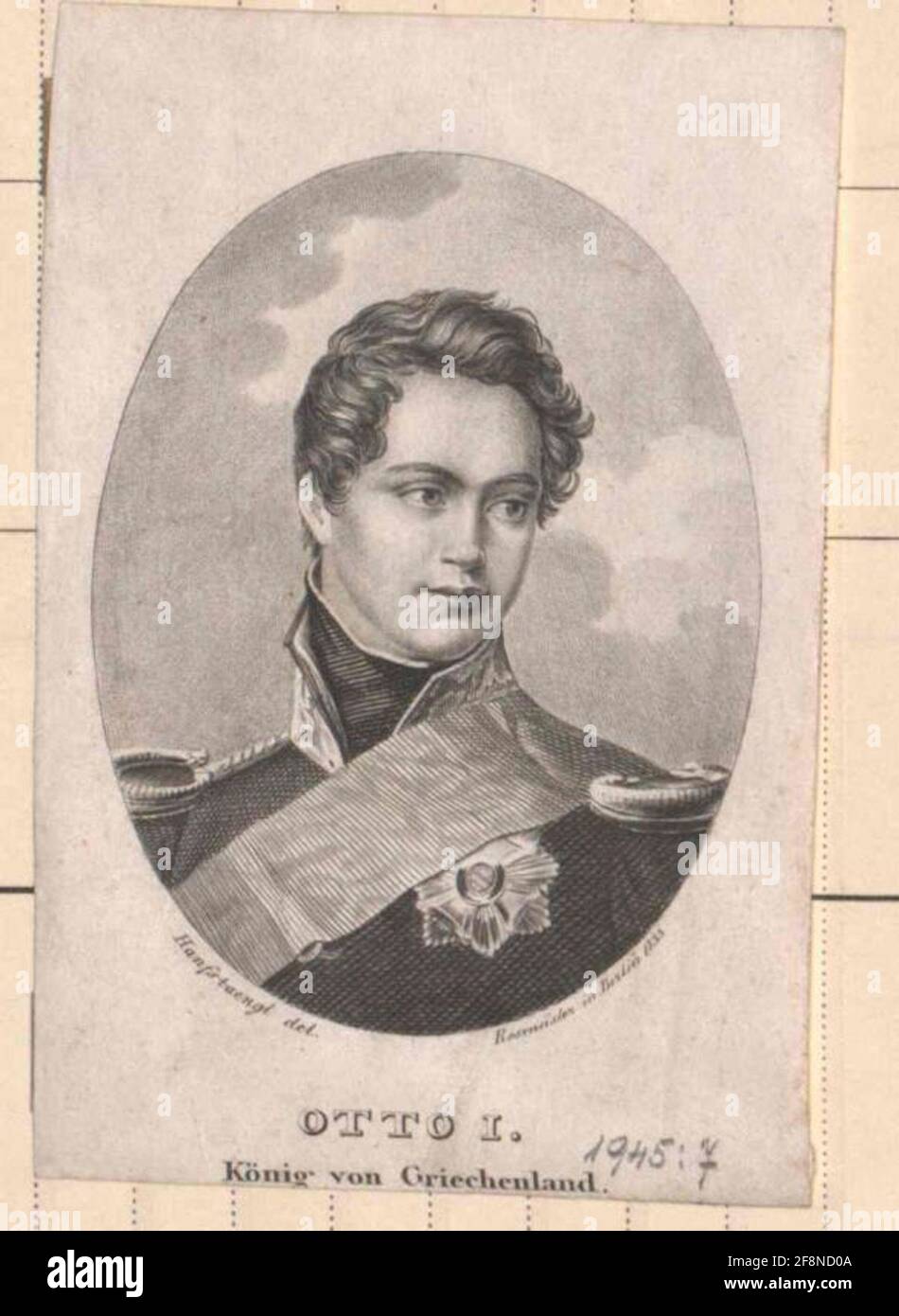 Otto I, King of Greece Stock Photo - Alamy