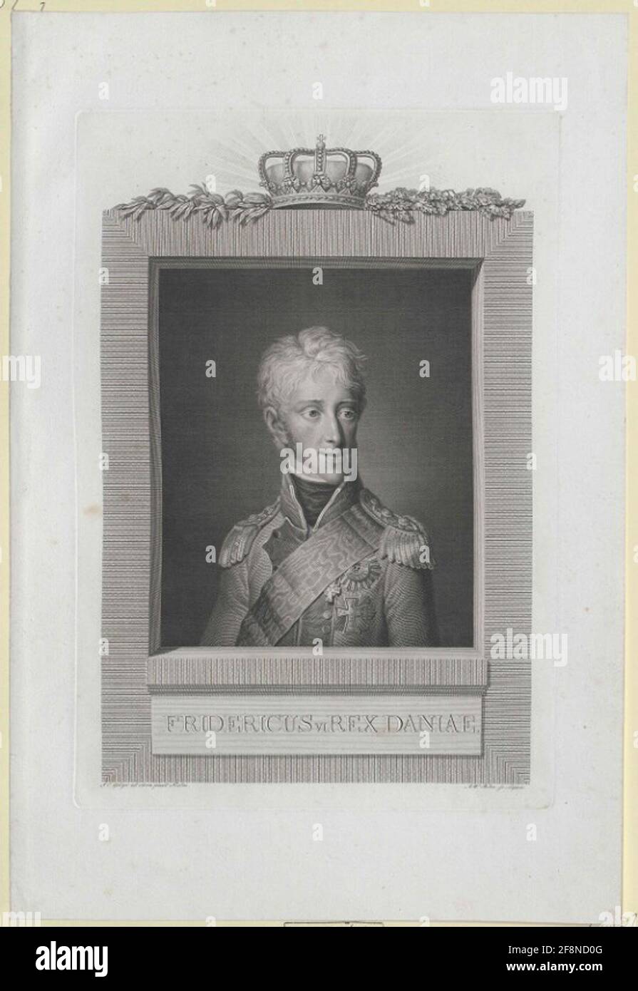 Frederick VI., King of Denmark Stock Photo - Alamy
