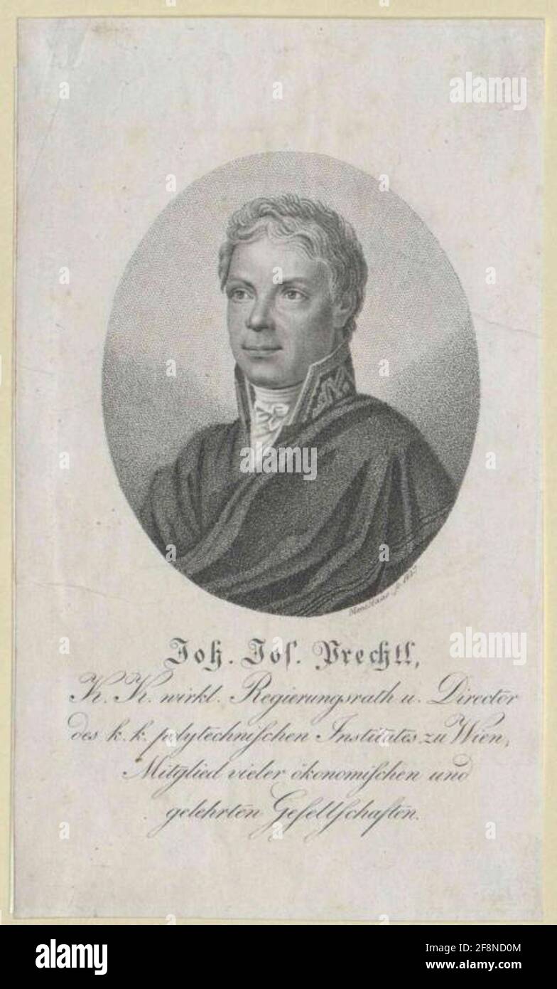 Prechtl, Johann Josef von Stock Photo - Alamy