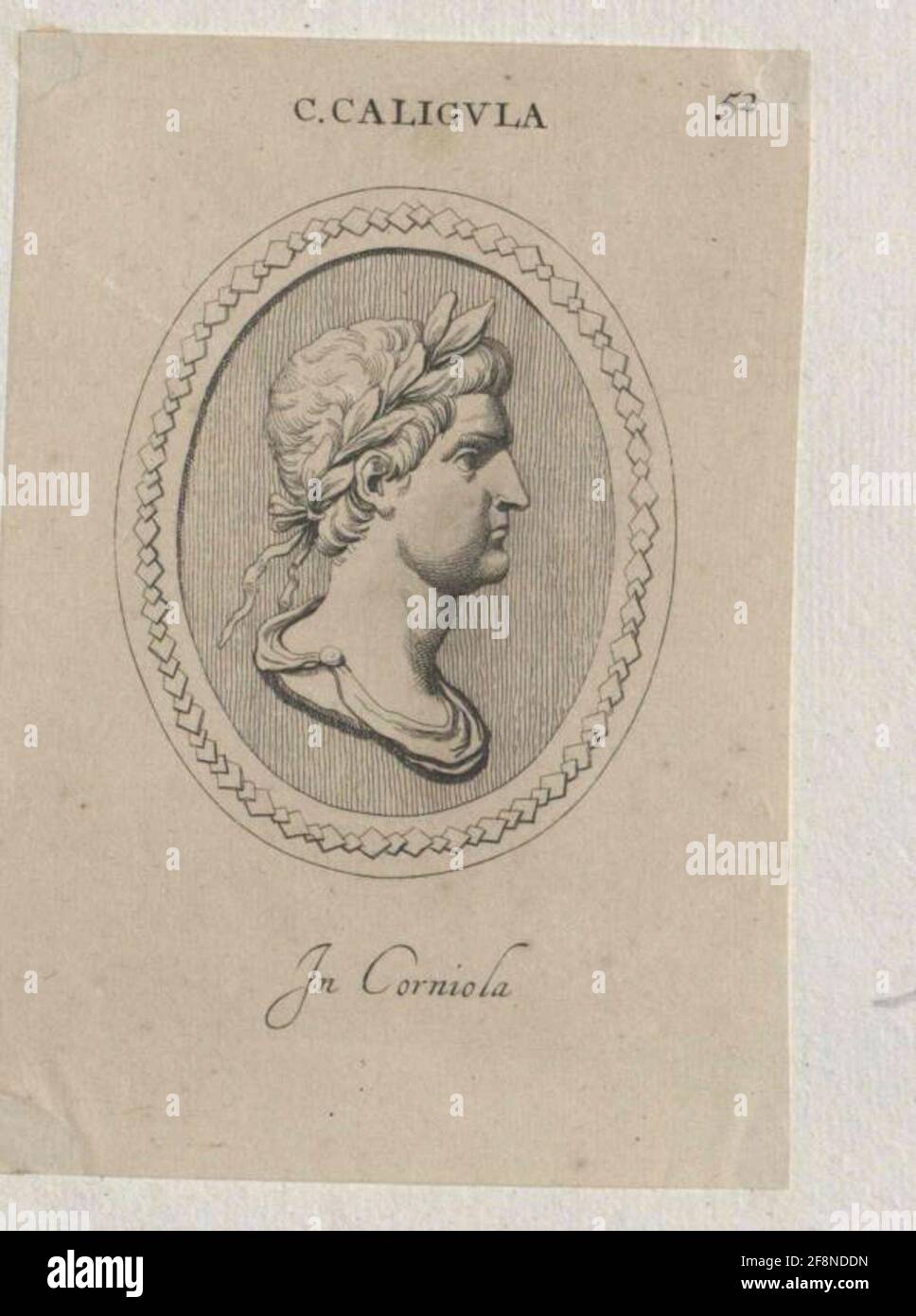 Caligula, Roman emperor Stock Photo - Alamy