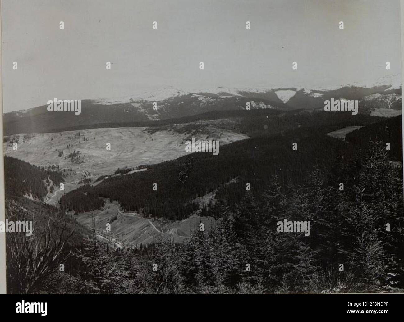 Panoramic recording from DION.Beach stand at height 1384 Stock Photo ...